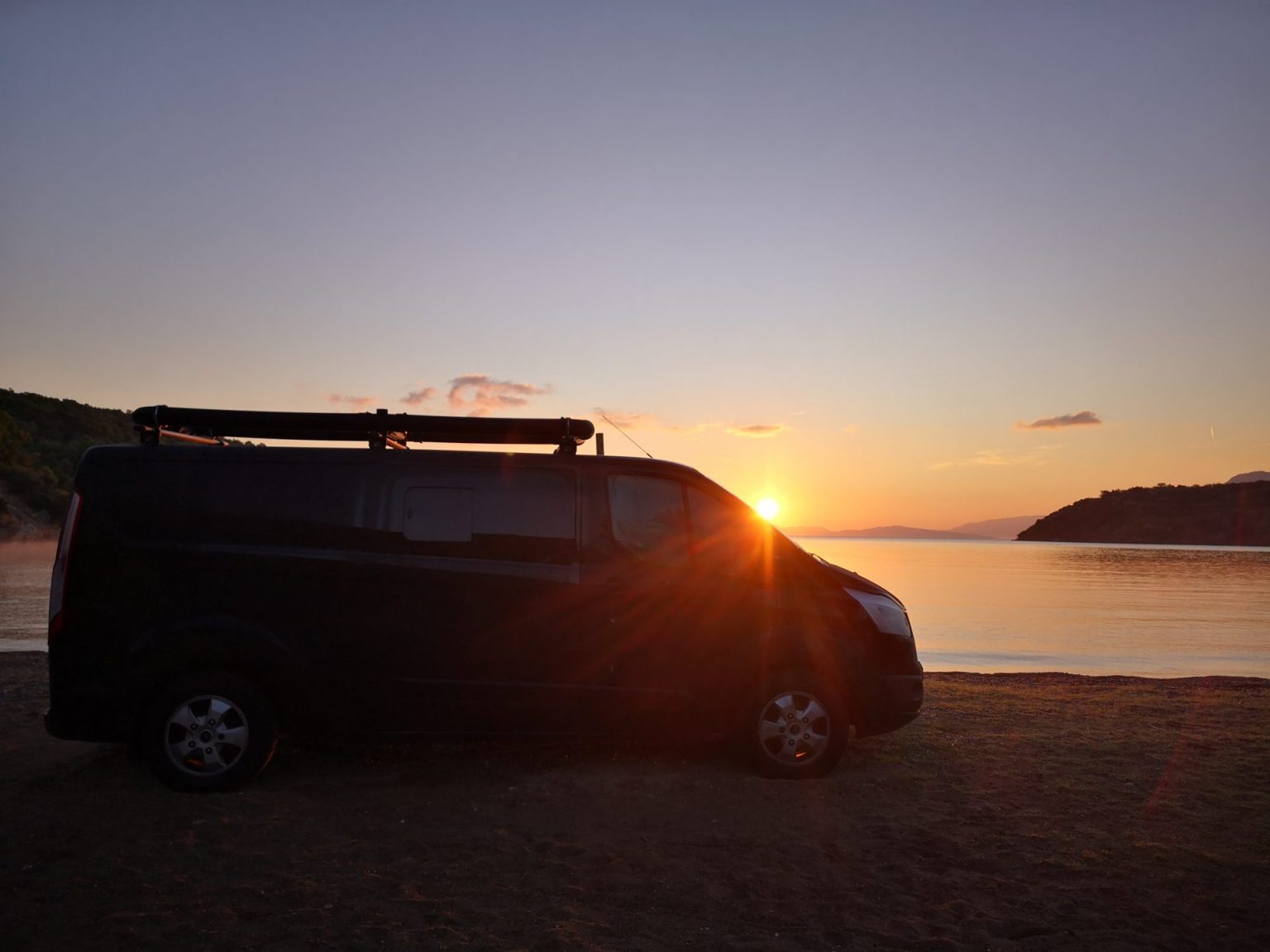 Van Life - A Day In Lockdown On Vagionia Beach, Greece